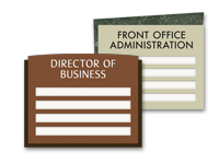 StudioSix5 | suite id signs common room signs sign type