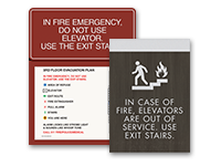 StudioSix5 | life safety signs sign type